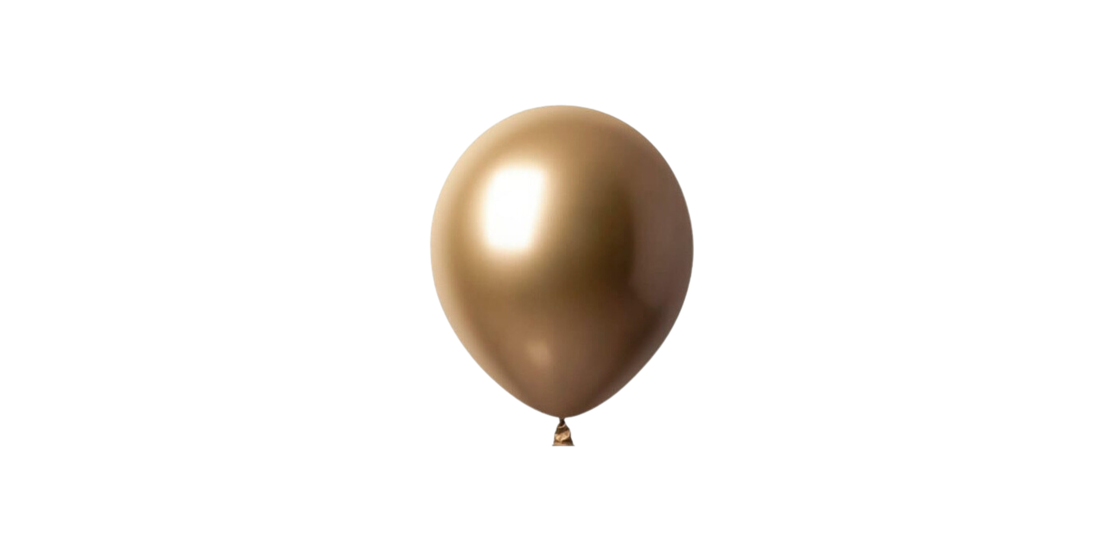 Chrome Bronze Gold | Latex Balloons | Mirror Balloons